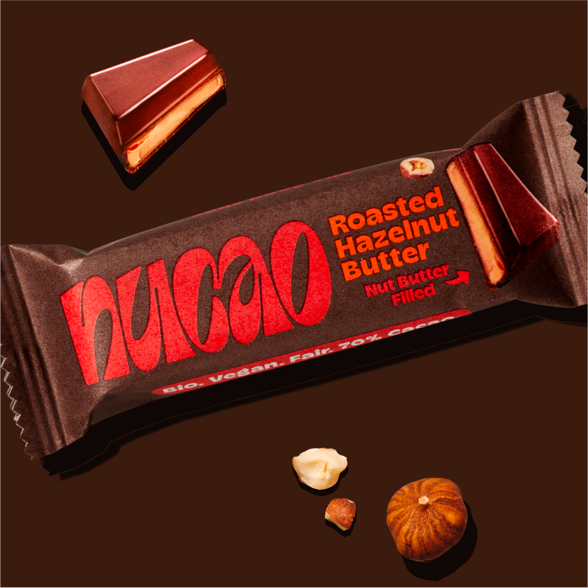 nucao Schokoriegel - Roasted Hazelnut Butter